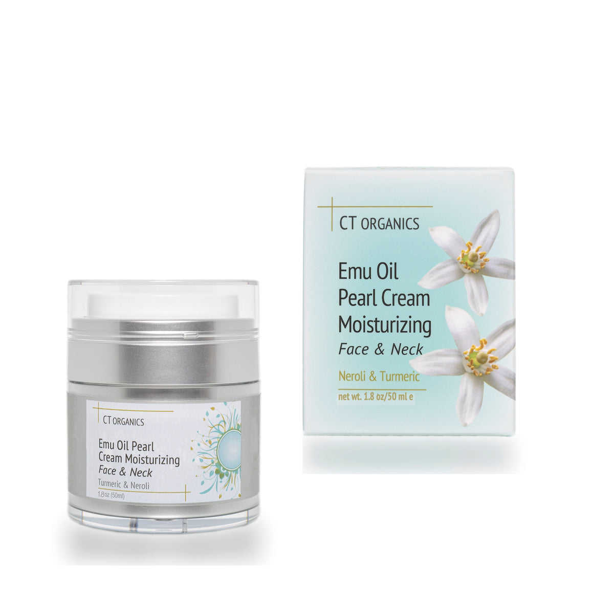 CT Organics Emu Oil Turmeric Neroli Pearl Face Cream for Face & Neck ...